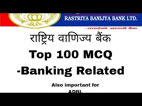 RBB PRE Test series 1 | RBB ADBL /BANKING EXAM | Top 100 MCQs From ...