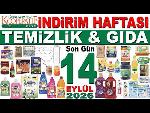 TARIM KREDİ İNDİRİMLERİ BU HAFTA | TEMİZLİK GIDA KOOP MARKET İNDİRİMLERİ SON GÜN 14 EYLÜL 2026