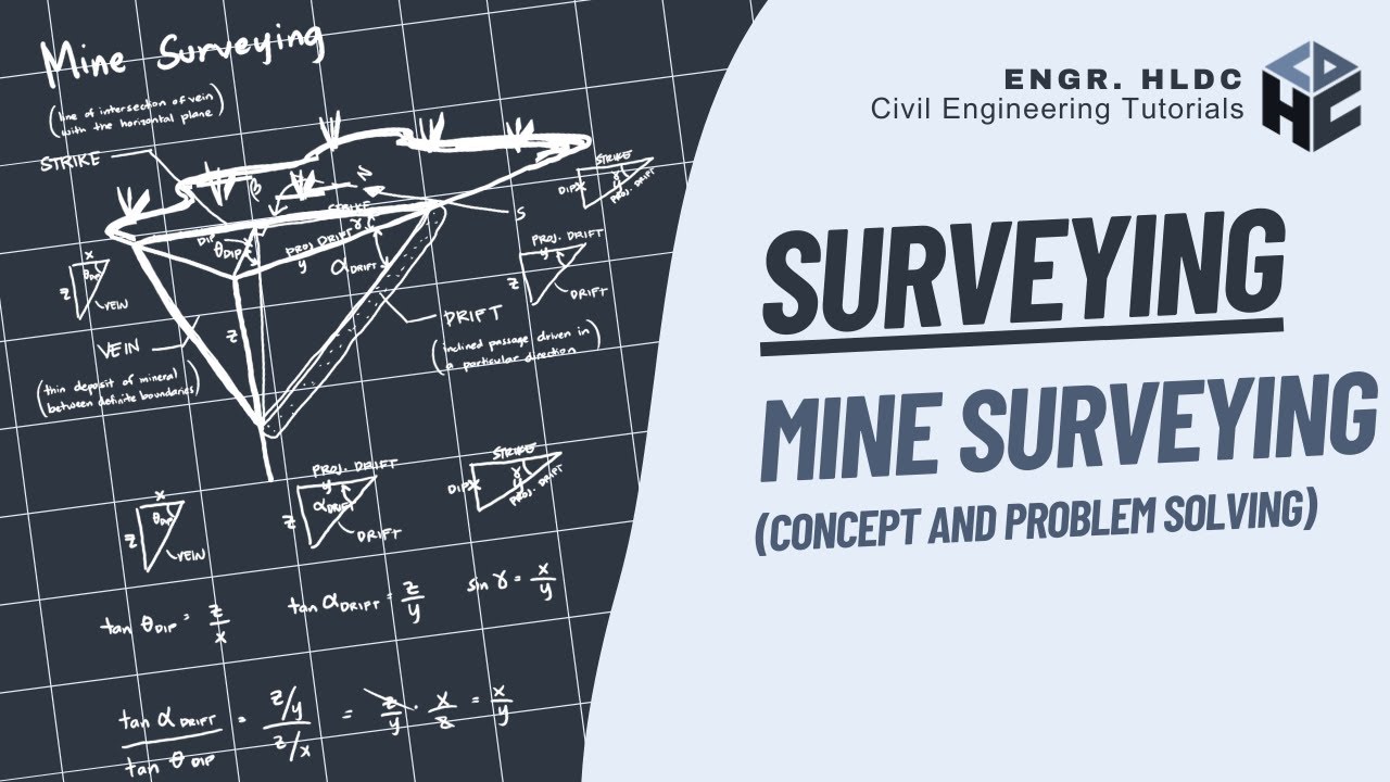 Higher Surveying | Mine Surveying | Concept and Problem Solving - YouTube
