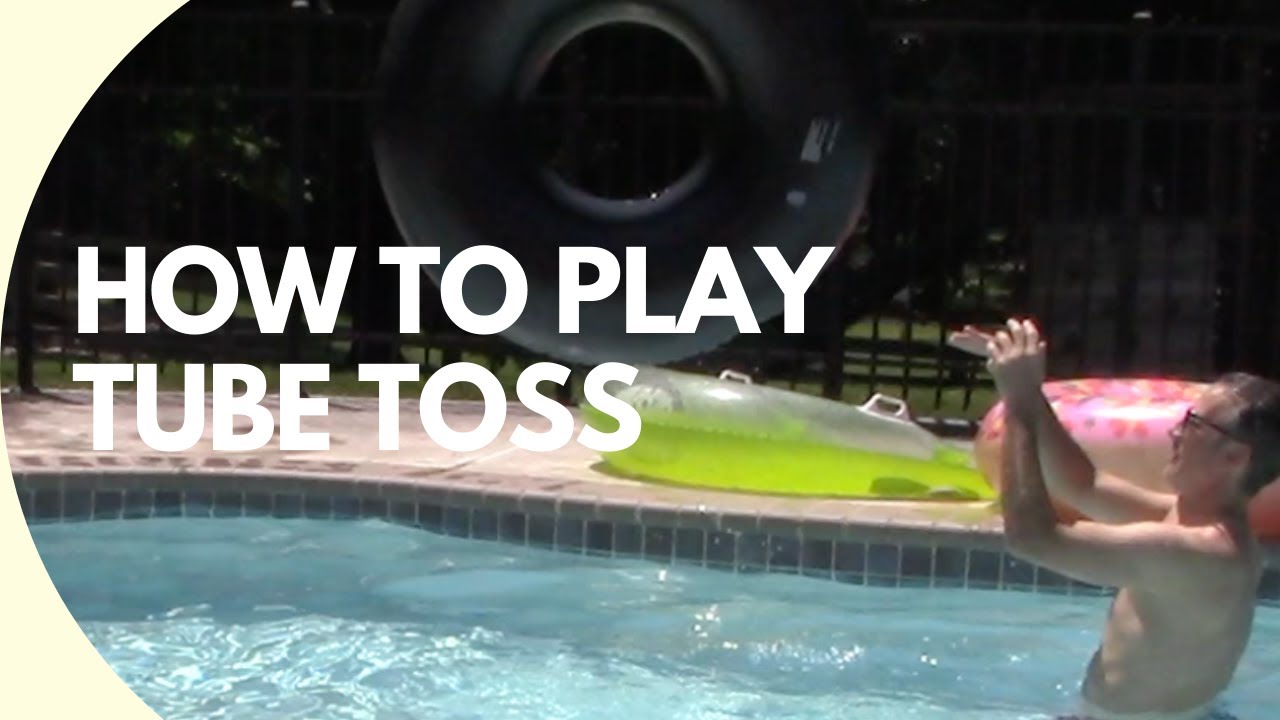 Swimming Pool Game using tube - Tube Toss - YouTube