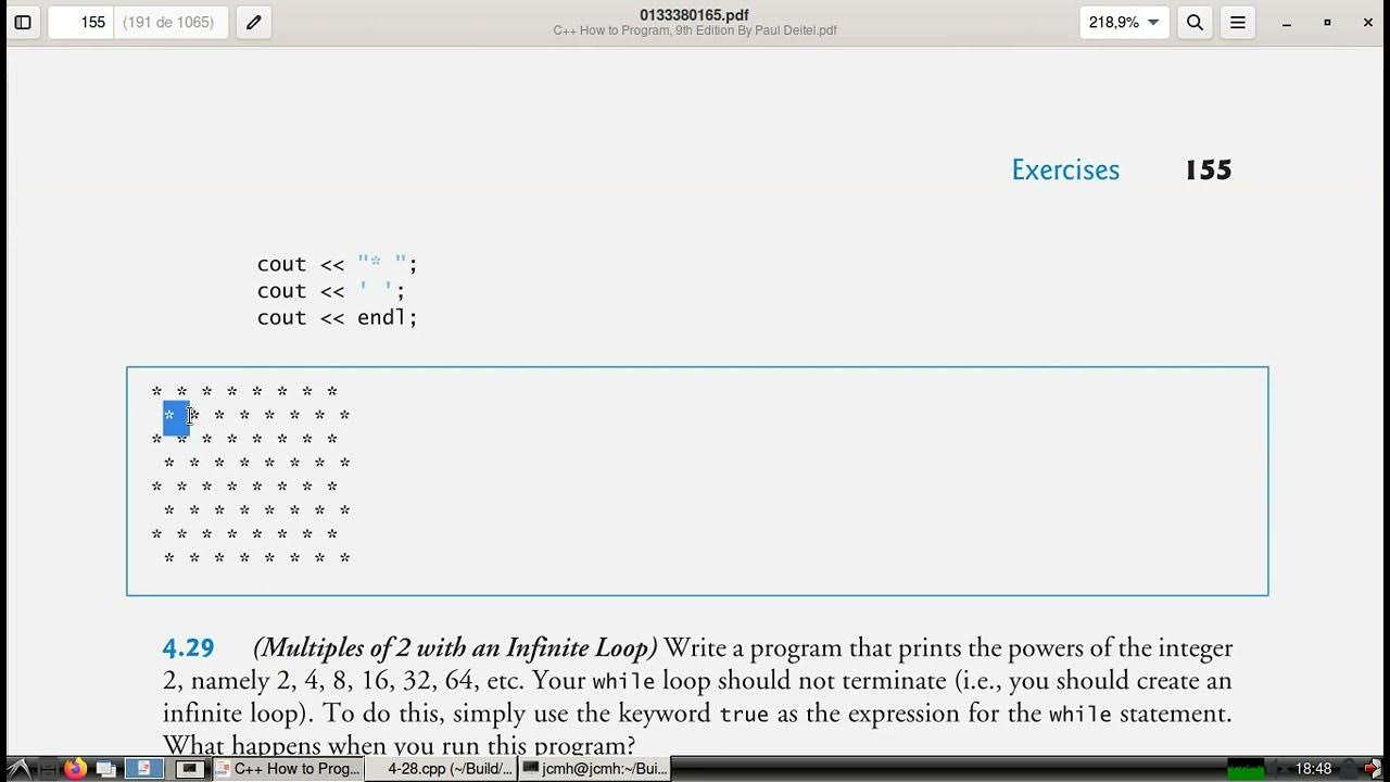 C++ How to Program, 9/E (Deitel & Deitel) - exercise 4.28 - YouTube
