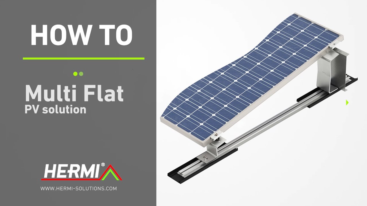 How To Mount Hermi Multi Flat: Easy Solar Power Installation on Flat ...