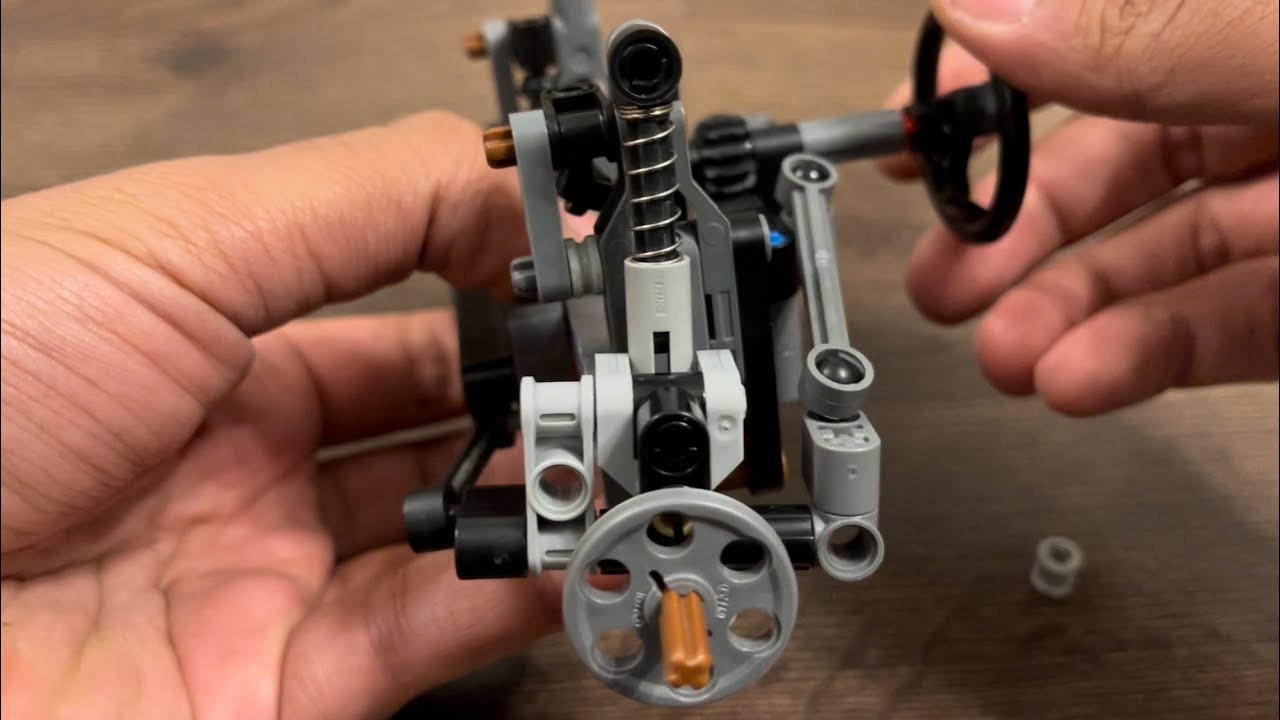 LEGO Technic Steering With Positive Caster Angle @Bricks.Master ...