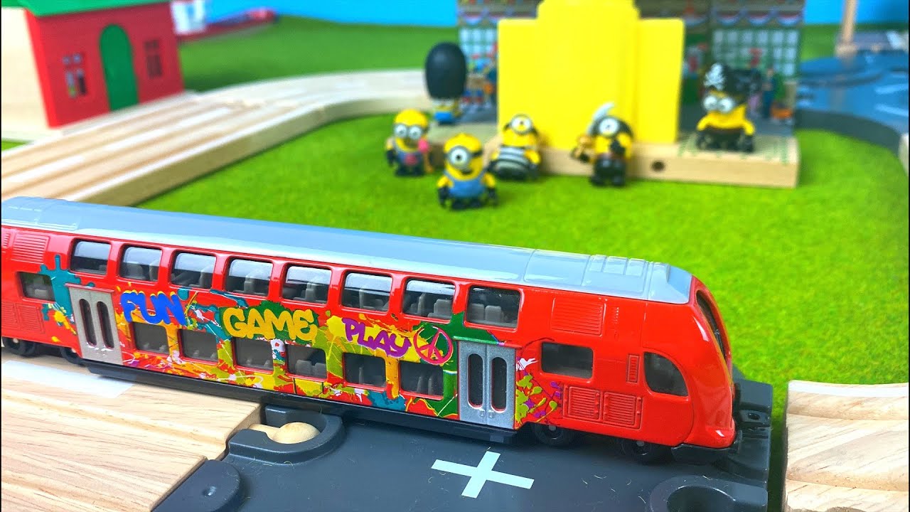 Fun and Excitement Await: Trams, Trains, and Minions | video for kids ...