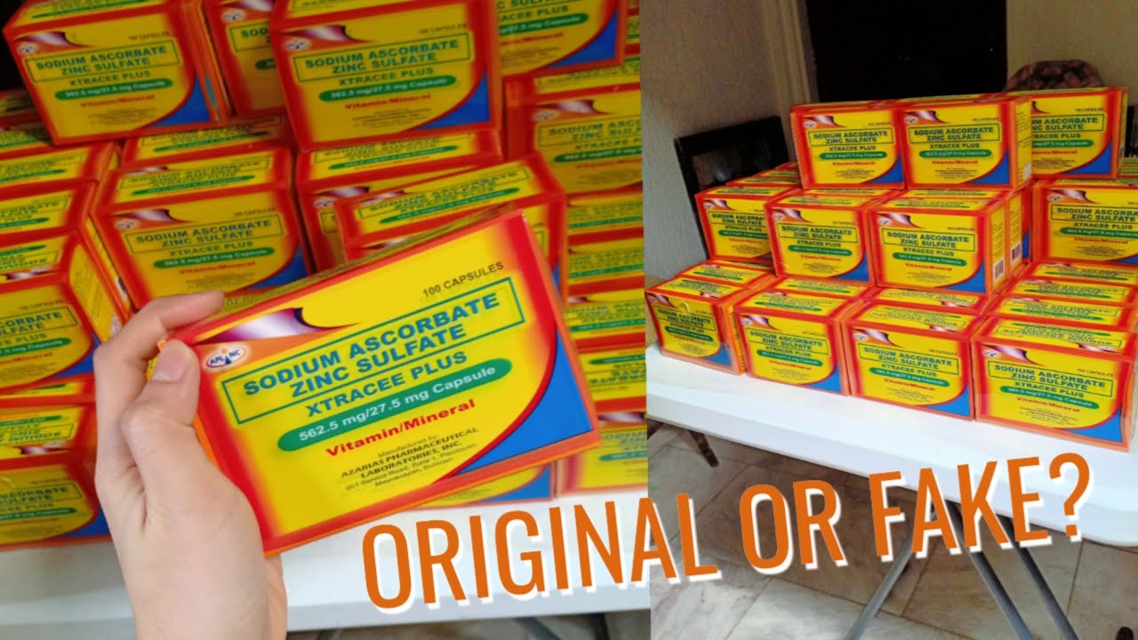 HOW TO TEST ORIGINAL SODIUM ASCORBATE + ZINC (XTRACEE PLUS) | LEGIT OR ...