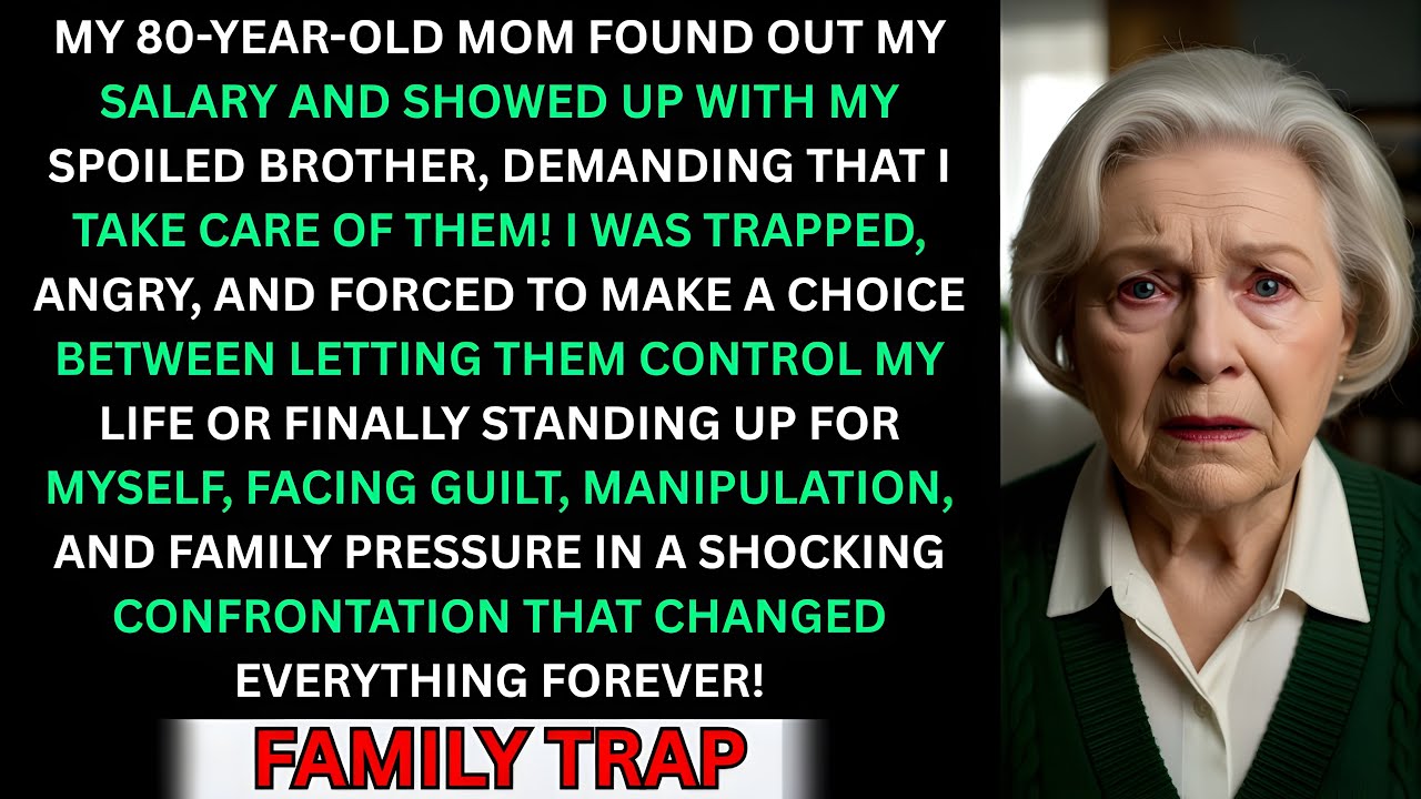 MY 80-YEAR-OLD MOM FOUND OUT MY SALARY AND SHOWED UP WITH MY SPOILED ...