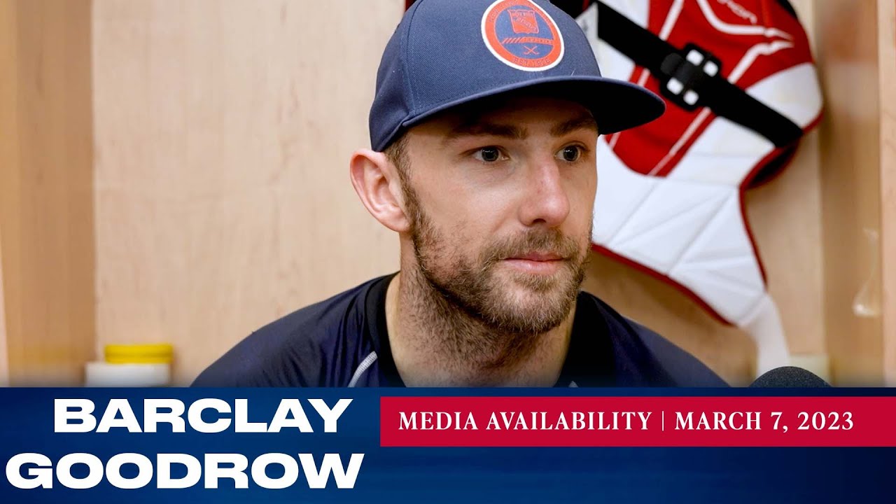 New York Rangers: Barclay Goodrow Media Availability | Mar. 7, 2023 ...