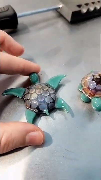 glass, glass artist, glass art, glass blowing, kiln reveal, snails, turtles, tortoise ...