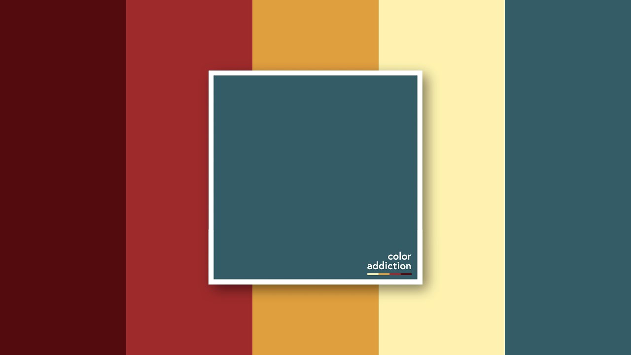 #335C67 | (51, 92, 103) - Color Pairings by Color Addiction | Color ...