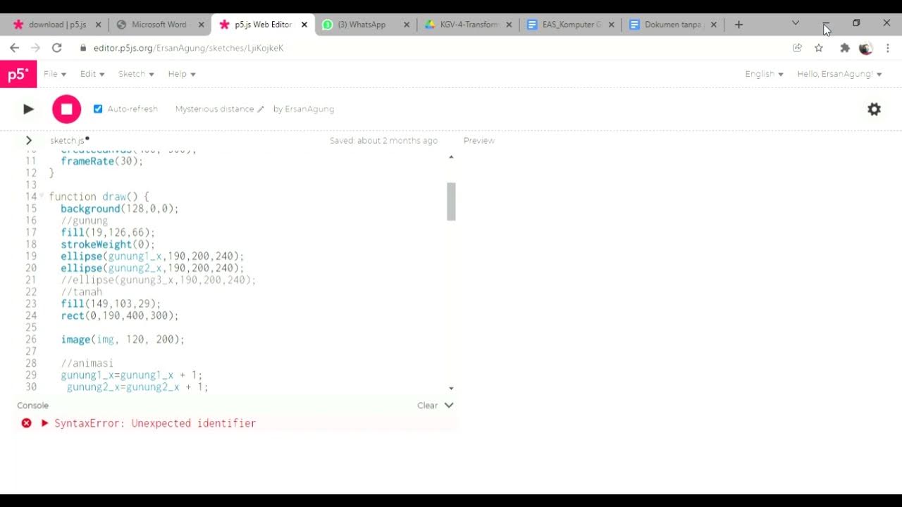 p5 js Web Editor 1461900242 EAS - YouTube