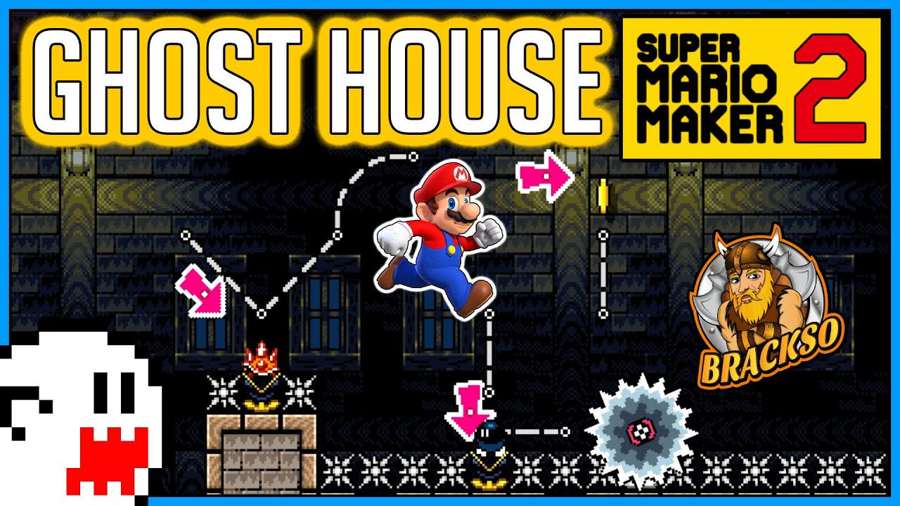 Hard Ghost House Level | Super Mario Maker 2 - YouTube