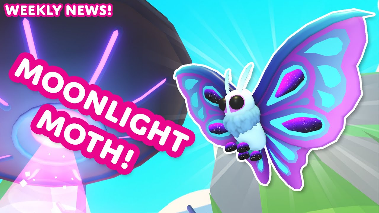 🦋 MOONLIGHT MOTH FROM THE GLORPENTINE GALAXY! 👽 Weekly News! 🗞️ Adopt ...