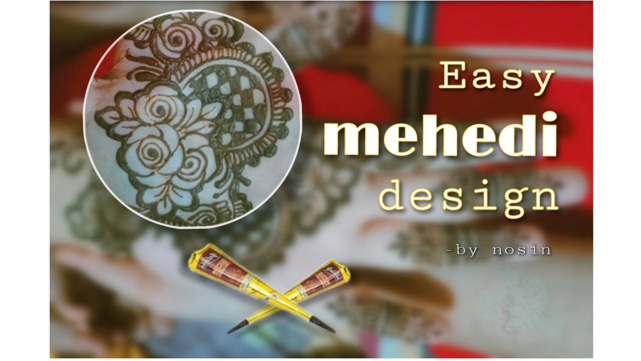 Easy mehedi design 🤎 Mehedi 🤎 simple mehedi 🤎 - YouTube