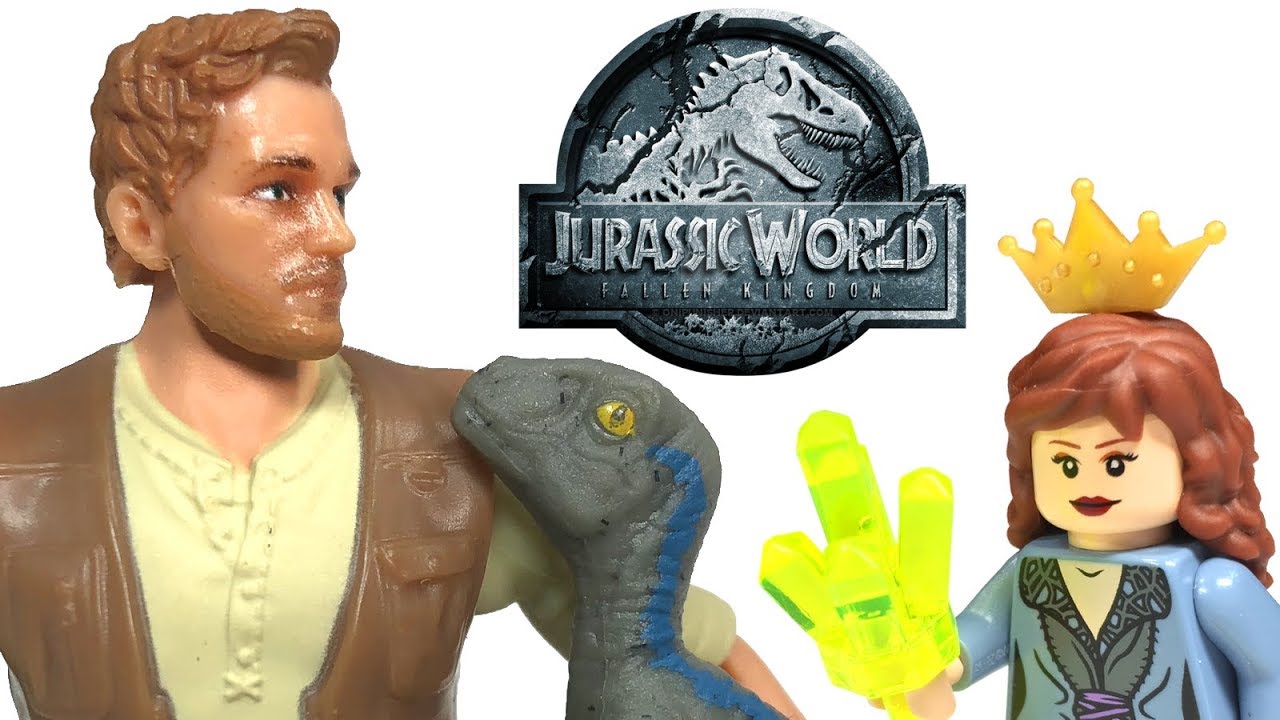 Jurassic World Owen & Baby Blue Raptor Action Figure Pack Review ...