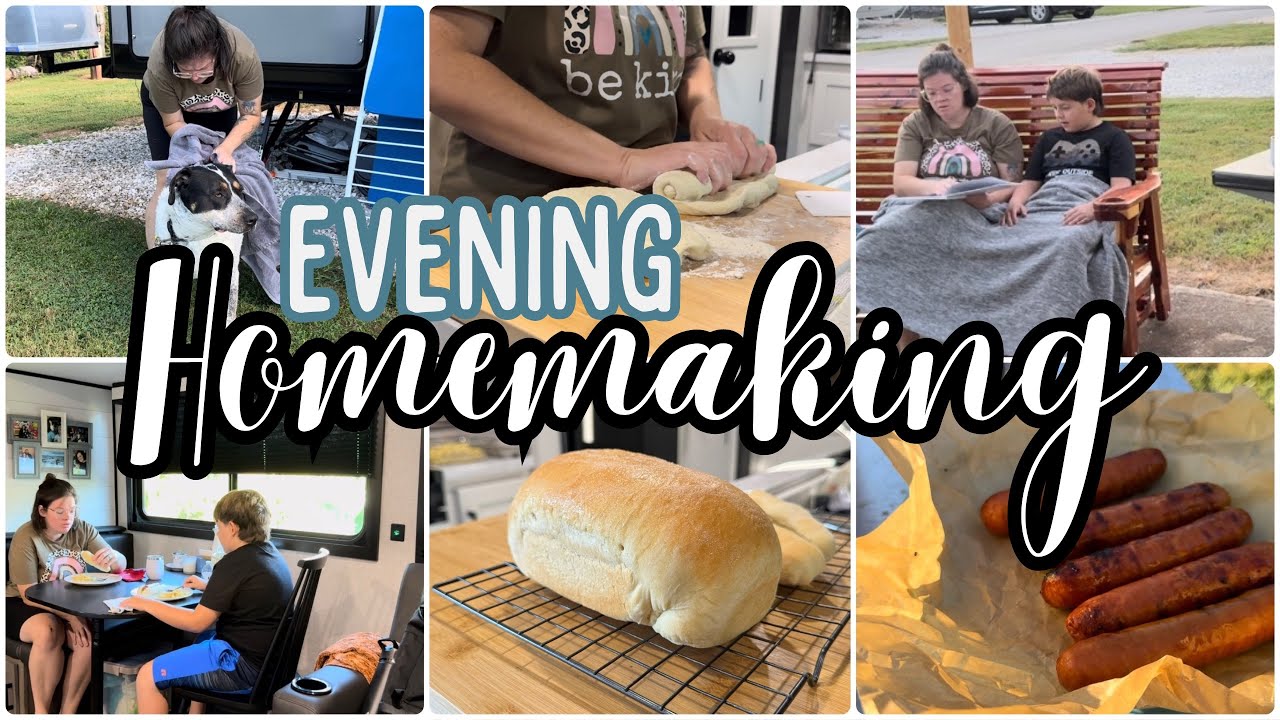Slow Summer Living || Evening Homemaking - YouTube
