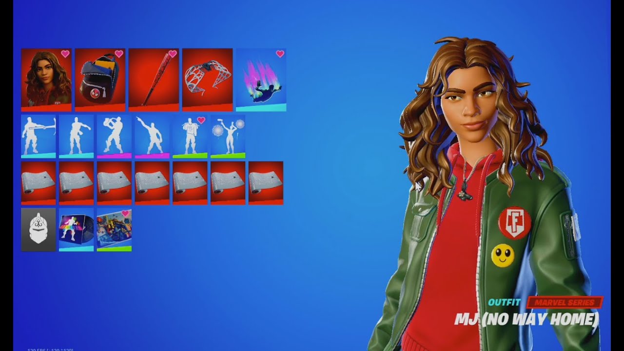 MJ ( NO WAY HOME ) Skin Showcase in Fortnite - YouTube