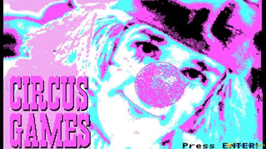 Circus Games gameplay (PC Game, 1988) - YouTube