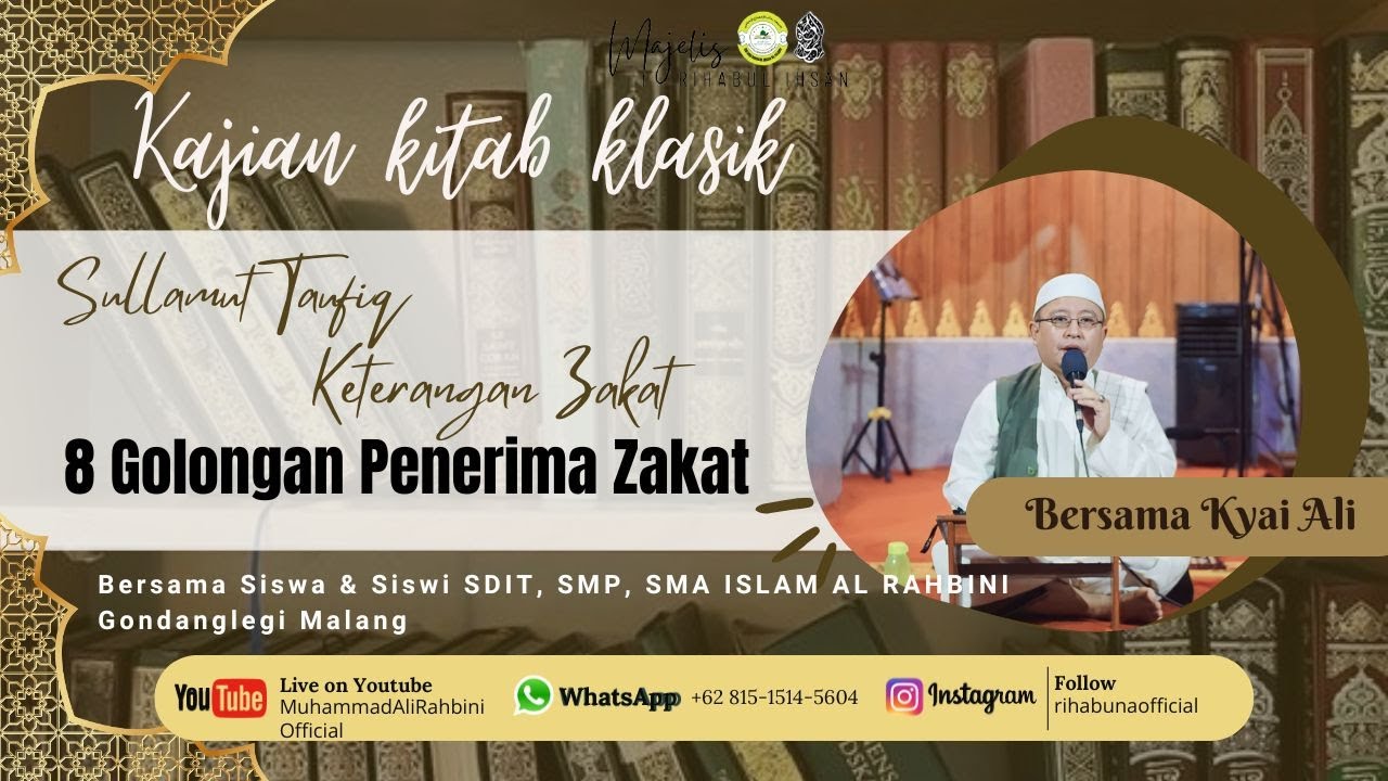Kajian Kitab Klasik | SULAMUT TAUFIQ | 8 GOLONGAN PENERIMA ZAKAT | KH ...