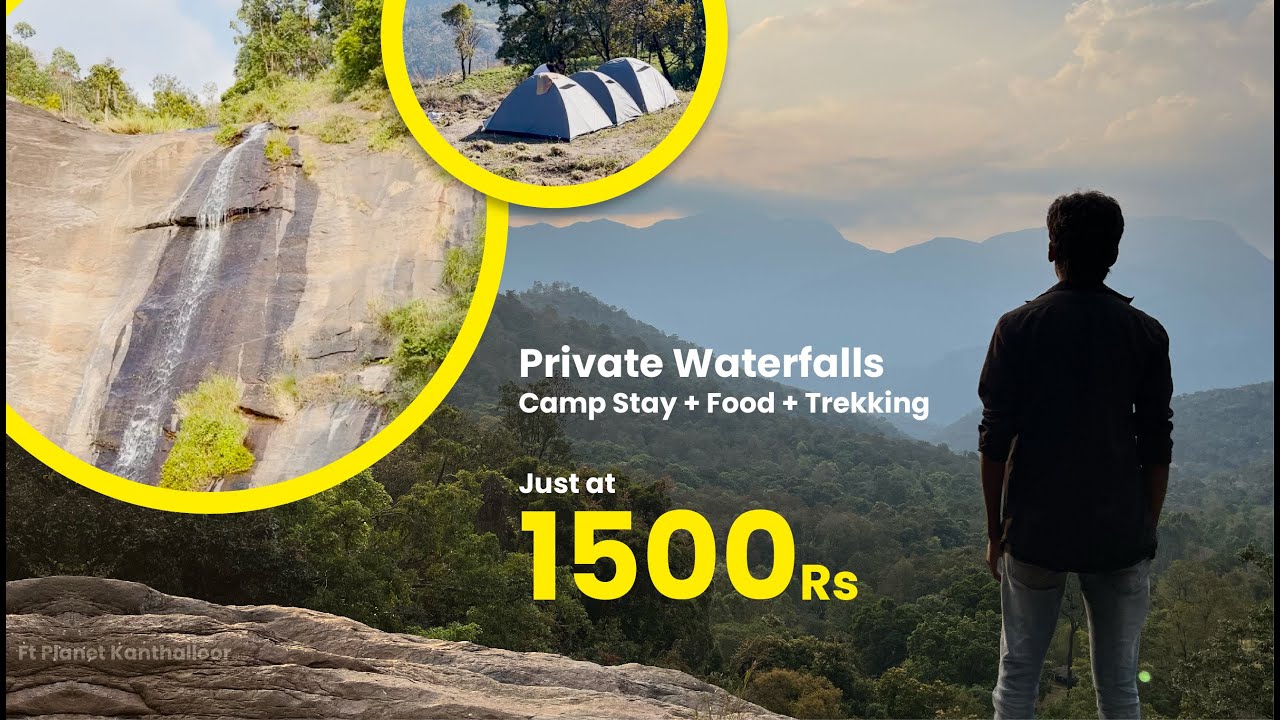Day 1 | Private Waterfalls | View Point with Planet Kanthalloor | Vlog ...