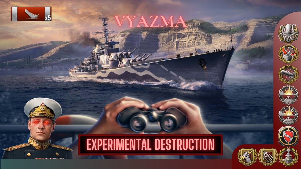 World of Warships - Vyazma: Experimental Destruction - YouTube
