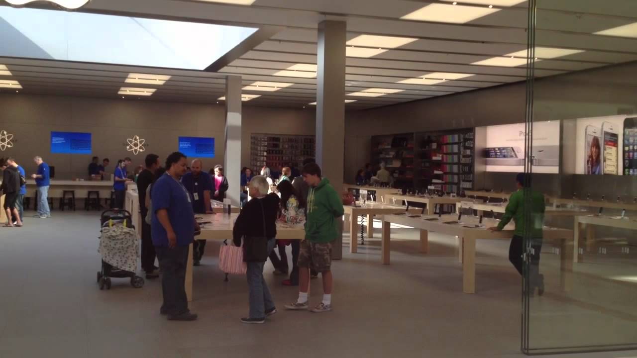 The Apple Store In Bellevue Square Oct. 2012 - YouTube