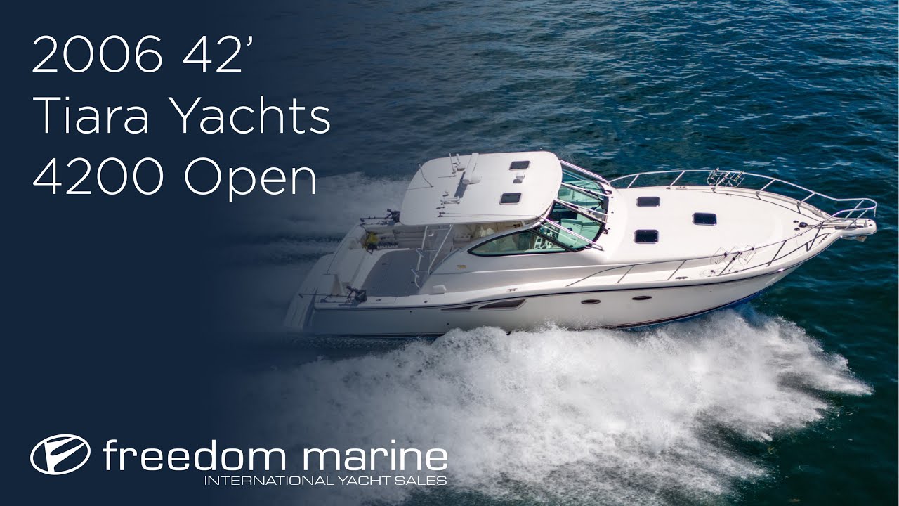 2006 42' Tiara Yachts 4200 Open | Freedom Marine International Yacht ...