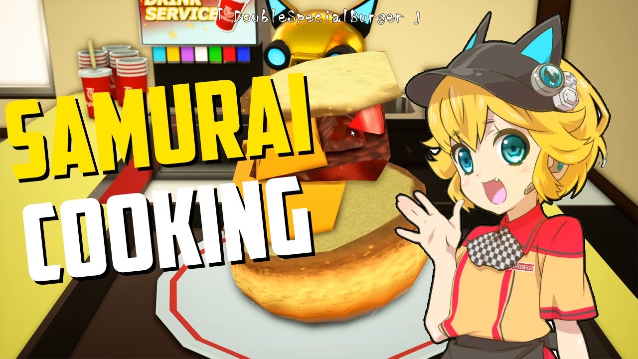Samurai Cooking - Burgers With Swordcutting 🍔 - YouTube