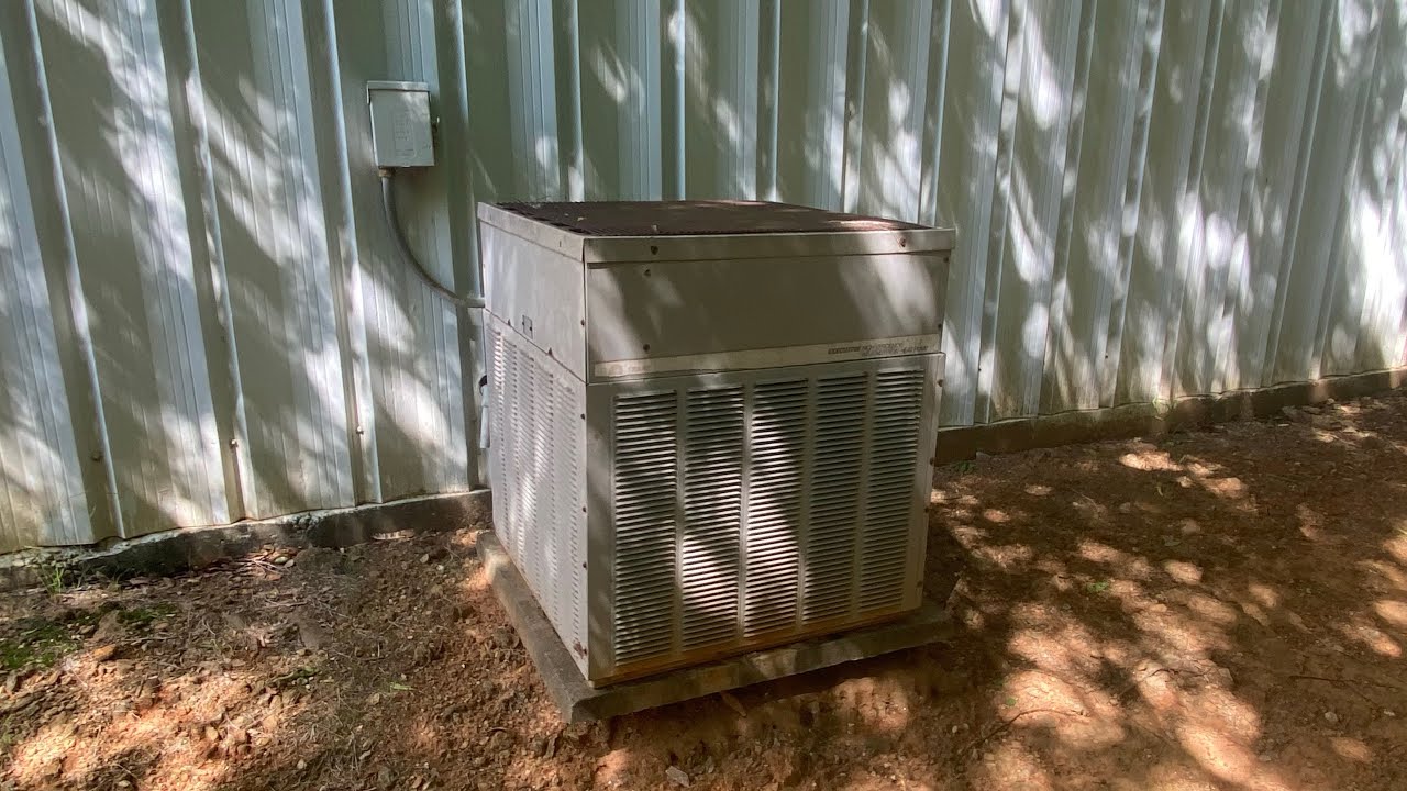 VINTAGE 1983 Trane Executive Weathertron Heat Pump - YouTube