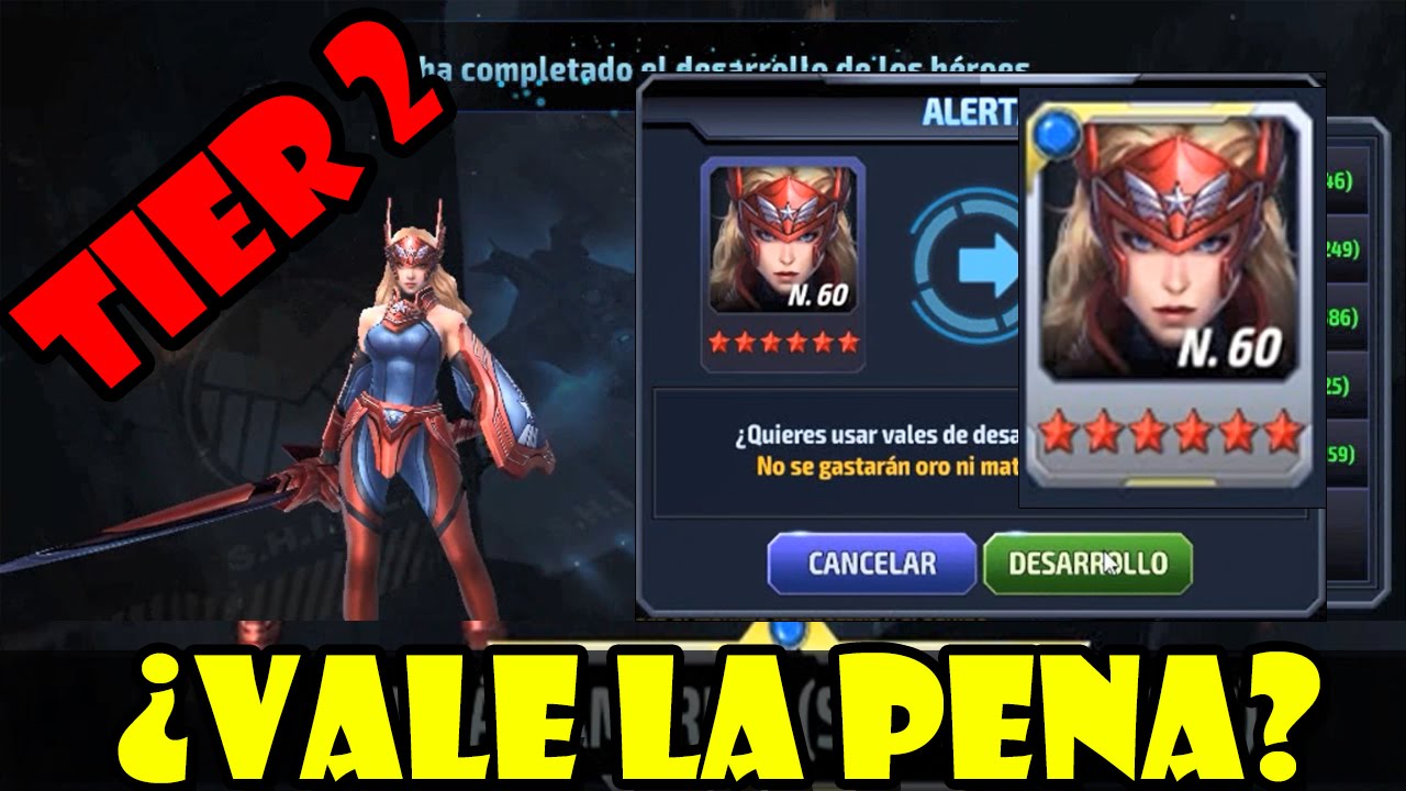 [Marvel Future Fight] Sharon Rogers TIER 2 Full Review ¿vale la pena ...