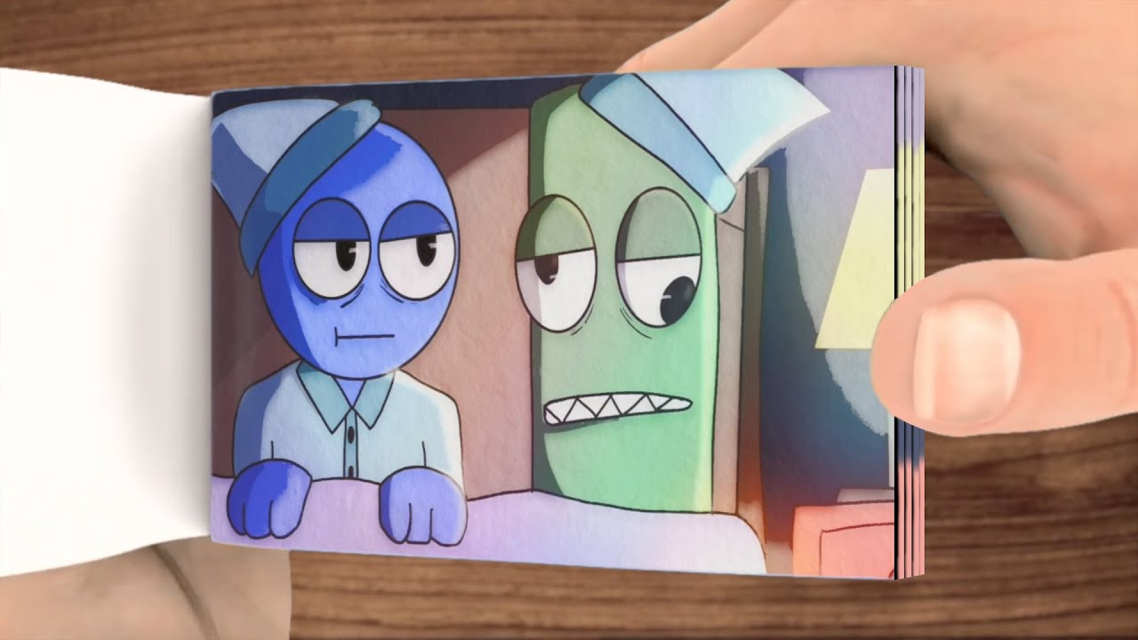 Rainbow Friends Animation | Blue And Green Cant Sleep at 4Am | Daily ...