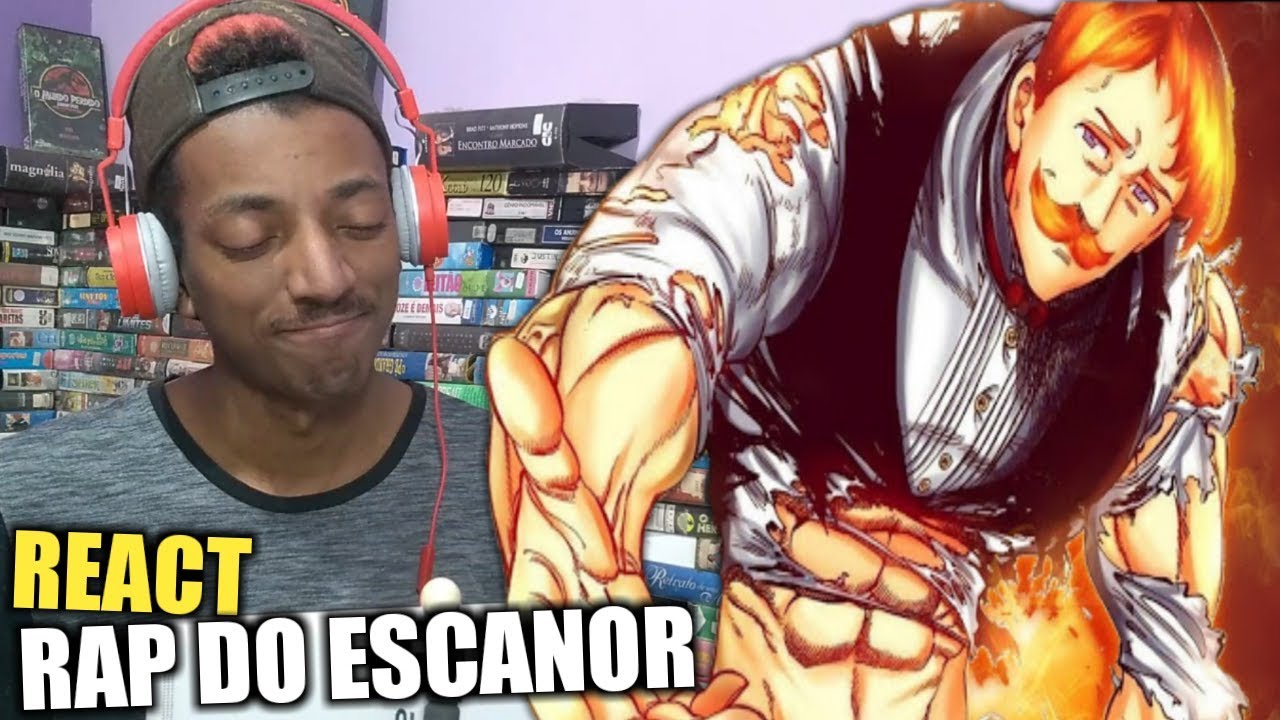 REACT - Rap do Escanor | Senhor do Sol (Nanatsu no Taizai) | VG BEATS ...