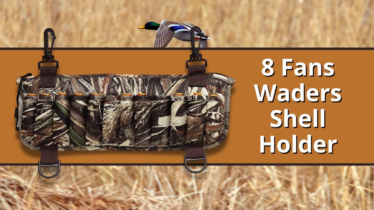 8 Fans Waders Shell Holder - YouTube