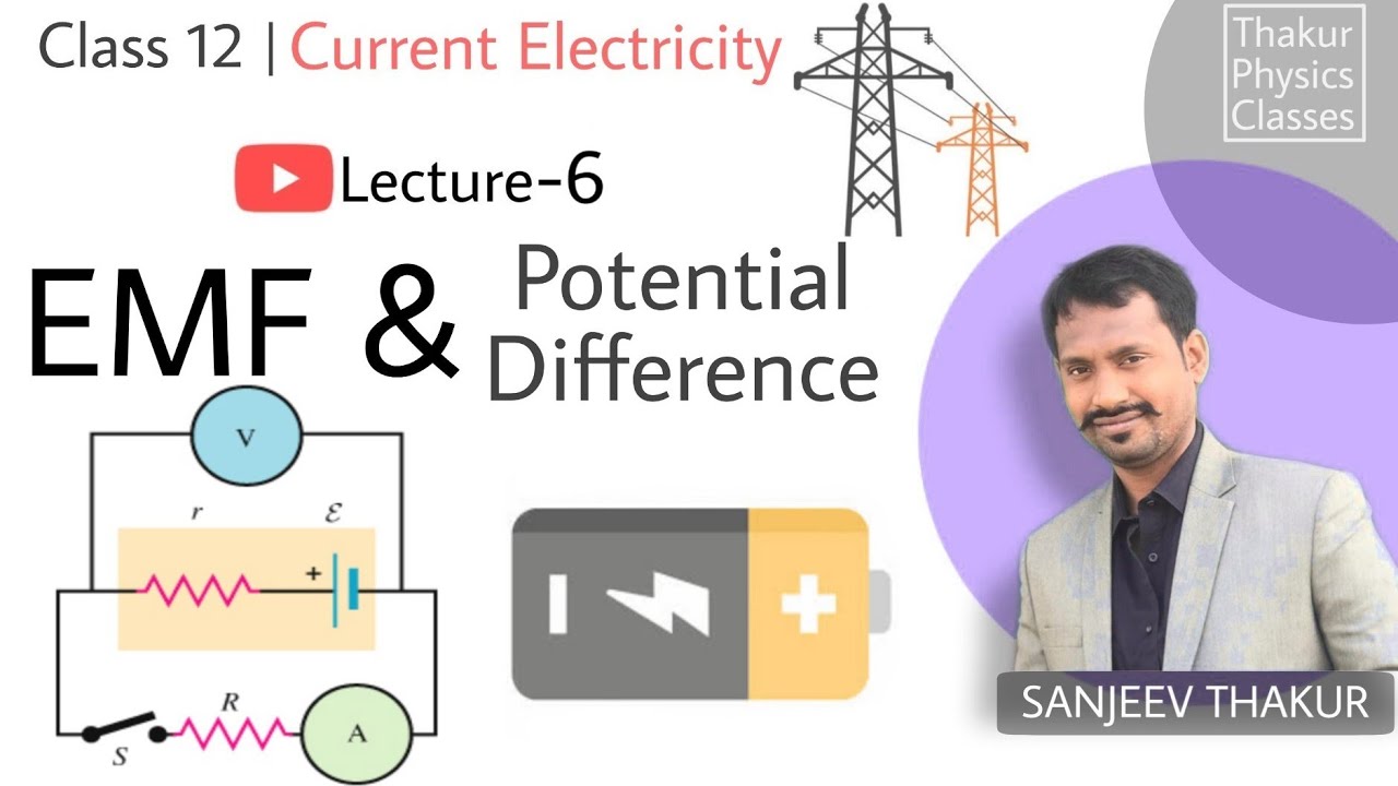 EMF and Potential | L-6 | Class 12 | Sanjeev Sir | Thakur Physics ...