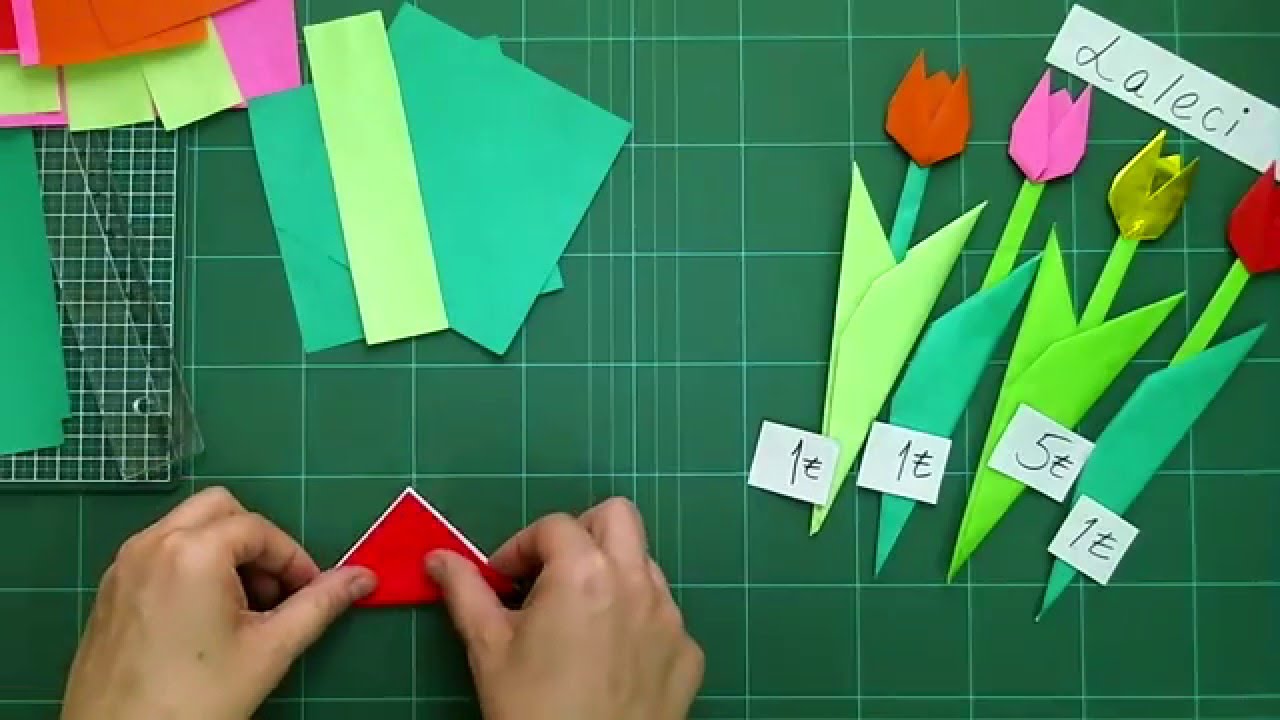 3. Bölüm - Origami Lale Yapımı ve Laleci Oyunu - YouTube
