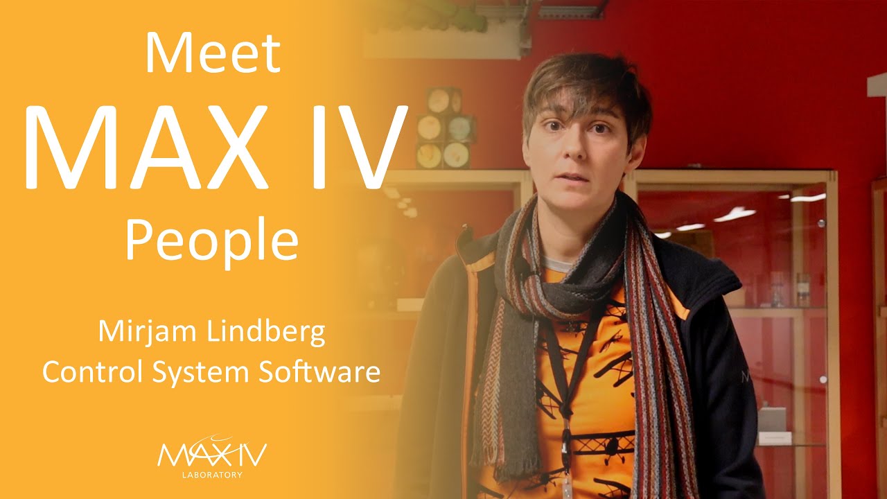 Mirjam Lindberg - Control System Software at MAX IV Laboratory - YouTube