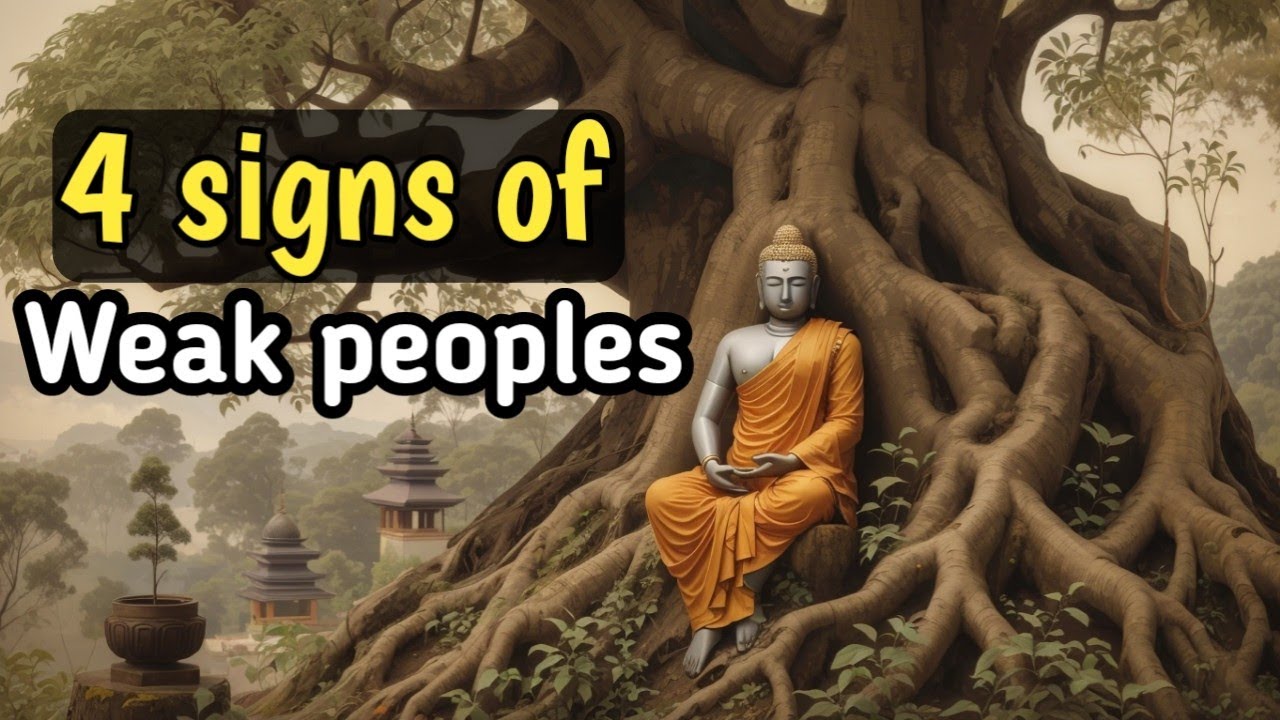 4 Signs Of Weak People | Signs Of Weak People | Buddhist Teachings | Be ...