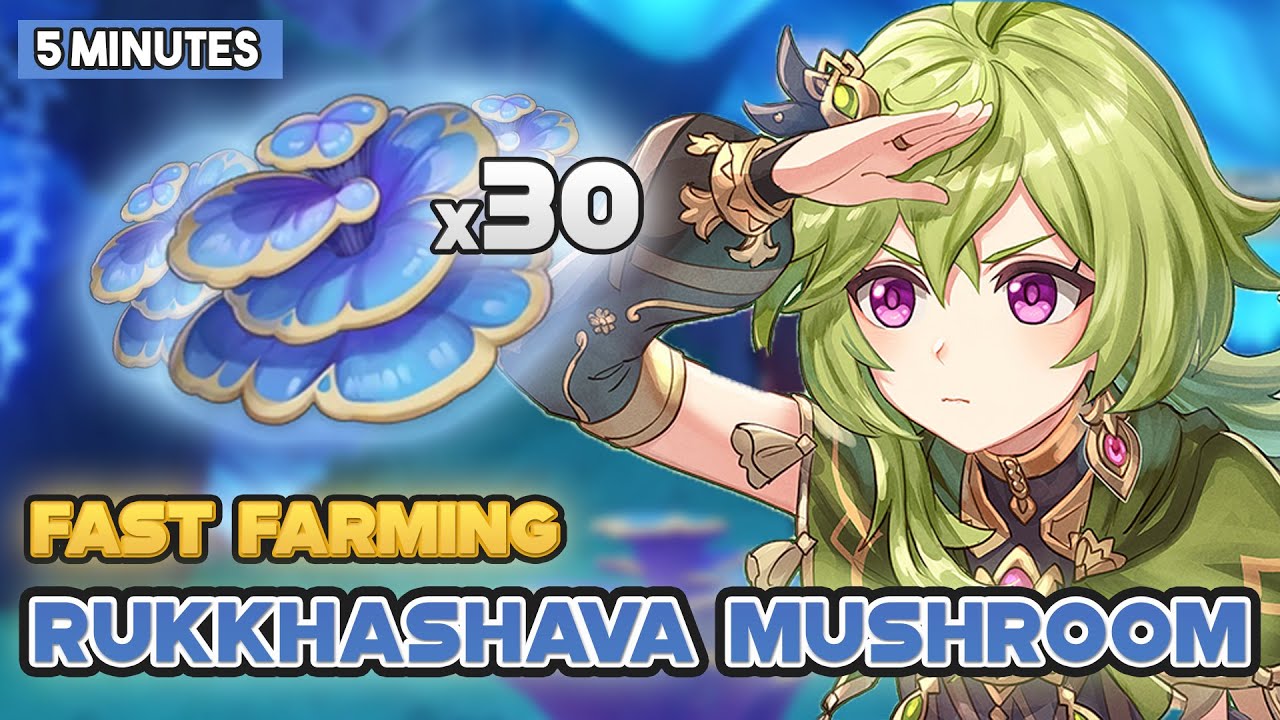 Rukkhashava Mushroom: Quick Farming Locations & Fast Routes | Genshin ...