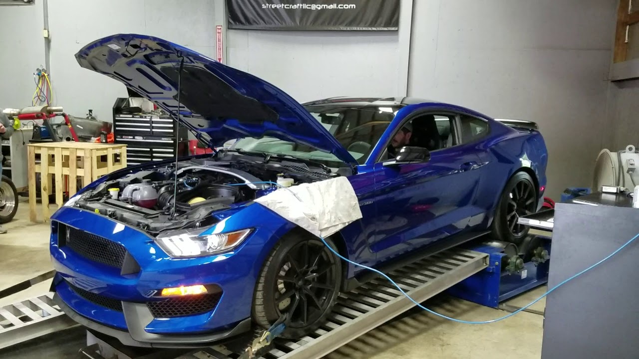 Stock GT350 Dyno - YouTube