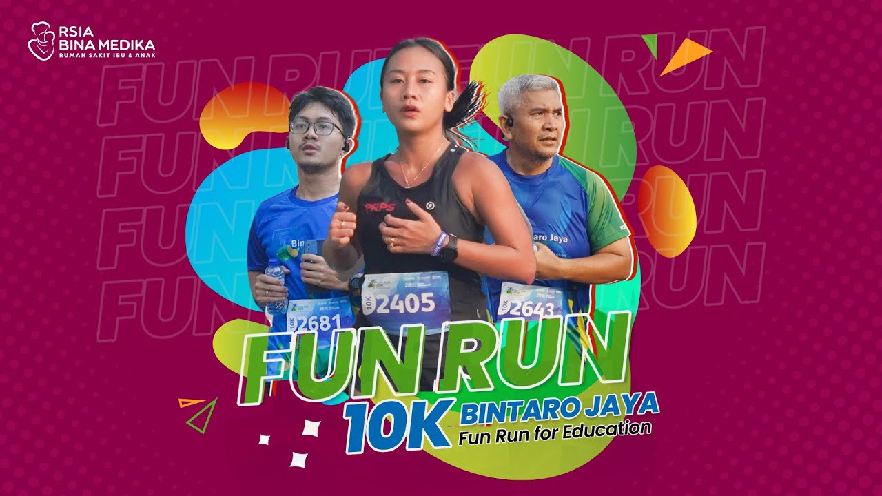 FUN RUN BINTARO JAYA || HUT BINTARO JAYA KE 44 - YouTube