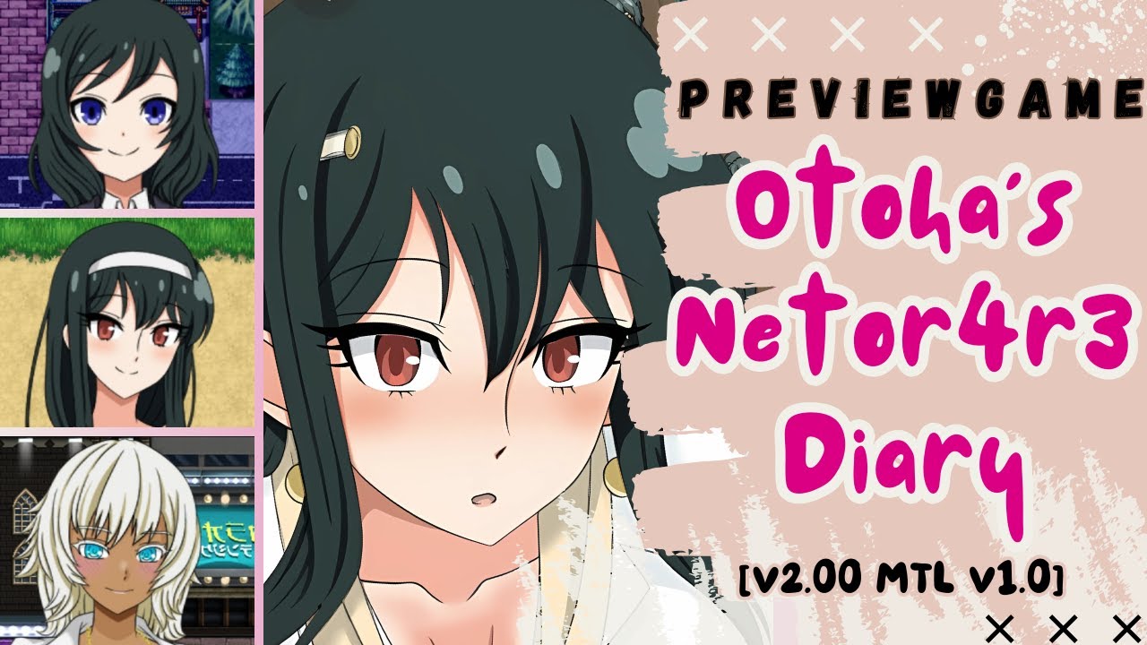 Preview Game Joiplay/Maldives/PC Game Otoha's Netor4r3 Diary [v2.00 MTL v1.0] Gameplay - YouTube