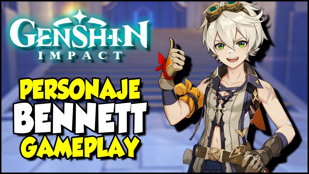 GENSHIN IMPACT Personaje BENNETT Gameplay (Espada/Pyro) | Beta cerrada ...
