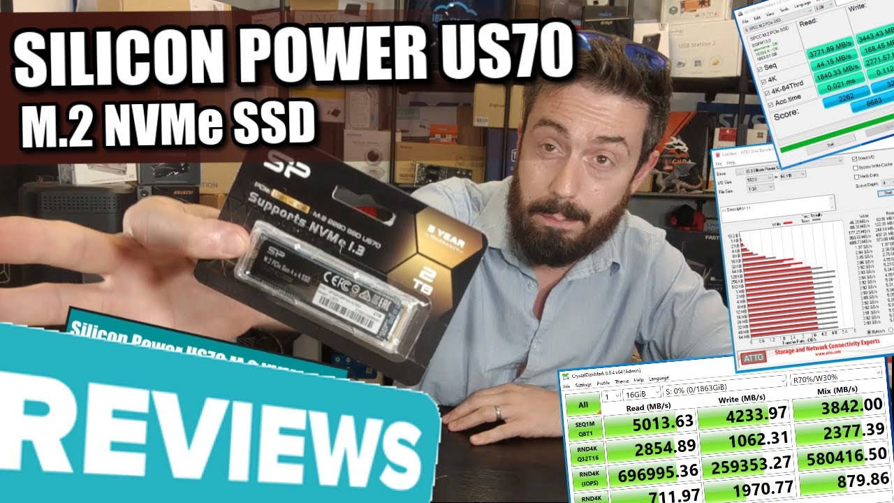 Silicon Power US70 PCIe 4 SSD Review - Still Worth It? - YouTube