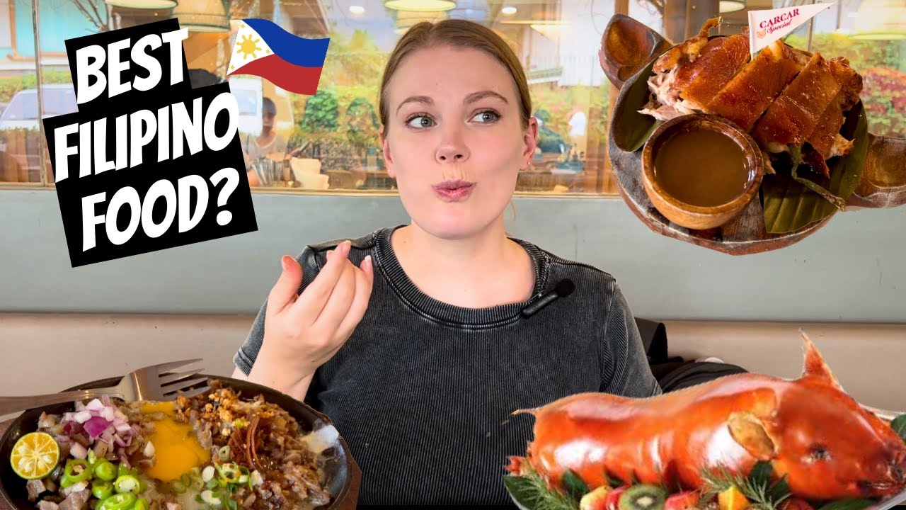 Trying Delicious LECHON in Cebu, Philippines! Exploring the City - YouTube