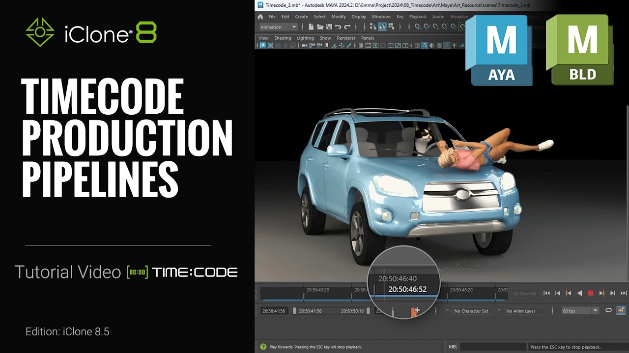 Unified Timecode Workflow with Maya and MotionBuilder | iClone 8 ...