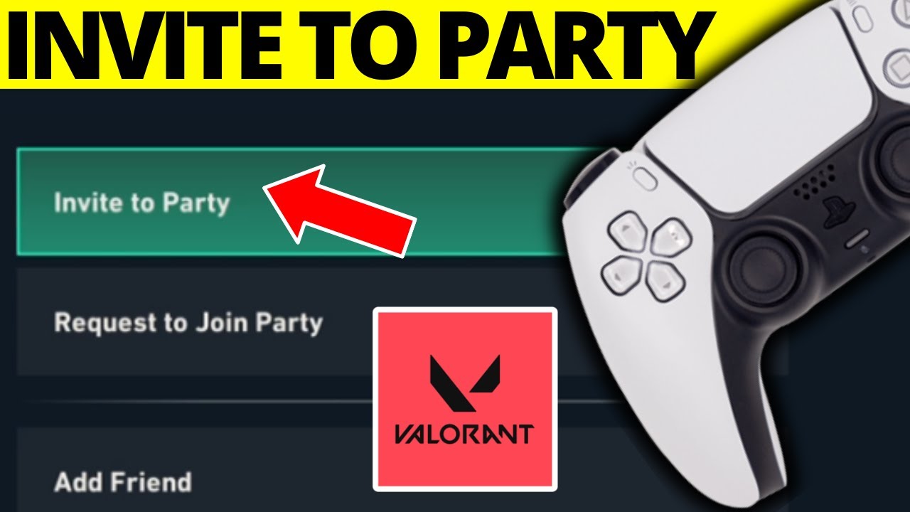 Valorant PS5 / Xbox: How To Invite Teammate To Party - YouTube