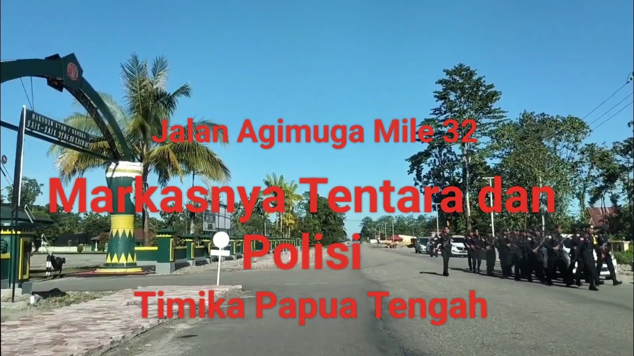 Jalan Agimuga Mile 32 Timika | Papua | #jalan #jalanraya #timika #papua ...