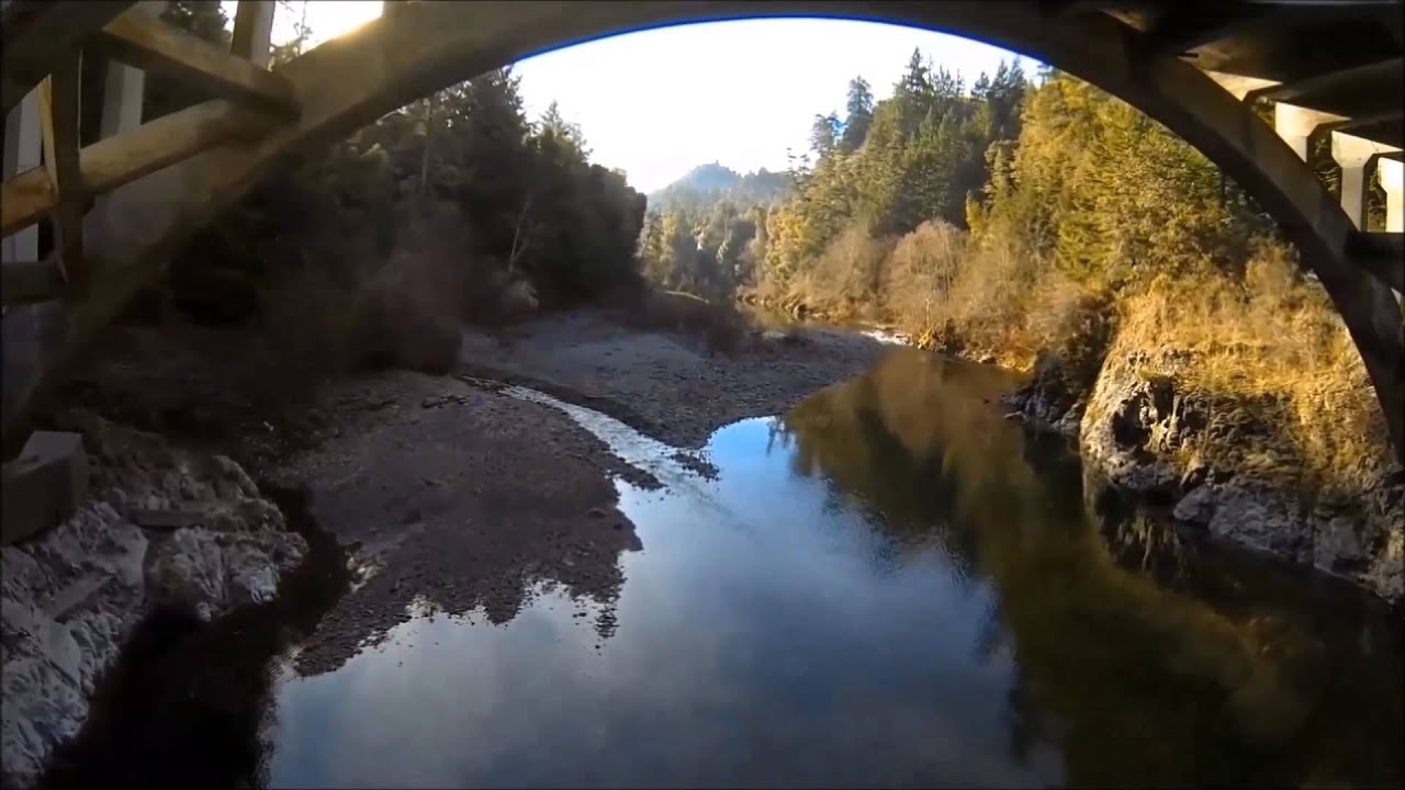 Mad River bridge at Butler Valley via quadcopter - YouTube