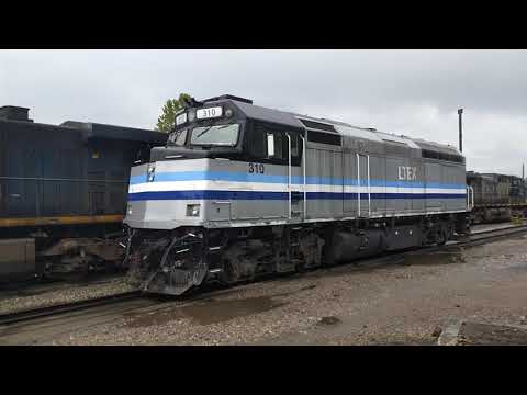 ex amtrak LTEX f40ph - YouTube