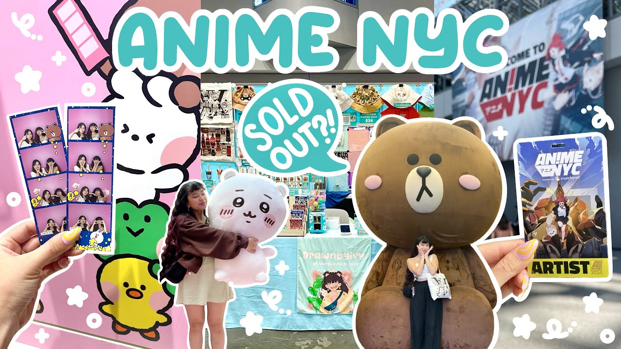 I SOLD OUT at my FIRST Anime NYC 🤯 $$$ ARTIST ALLEY VLOG - YouTube