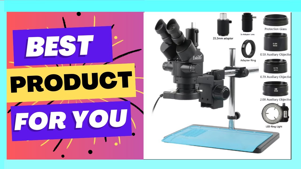 3.5X-90X Simul-Focus Parfocal Trinocular Stereo Microscope Balow Lens ...